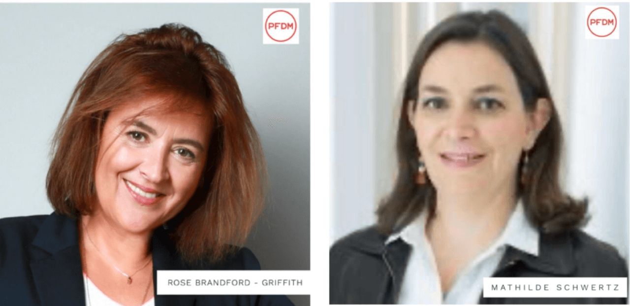 Rose Brandford Griffith et Mathilde Pelat-Schwertz rejoignent PFDM
