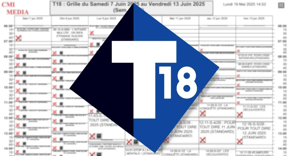 La chaîne T18 dévoile sa première grille de programmes - Ecran Total