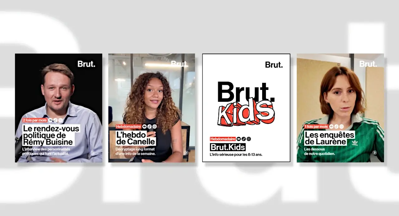 Brut lance sept nouveaux formats et une chaîne pour les enfants - Ecran ...